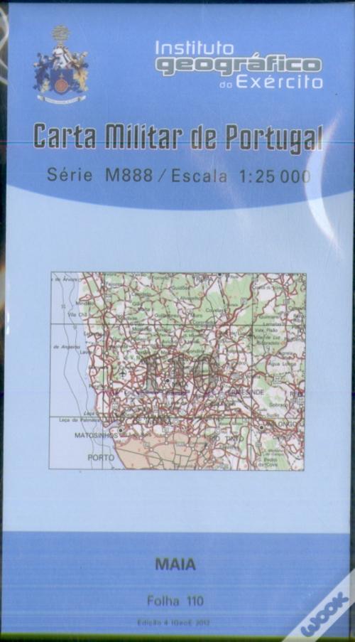 Carta Militar de Portugal (esc.1:25,000) nº 110 - MAIA - Livro - WOOK