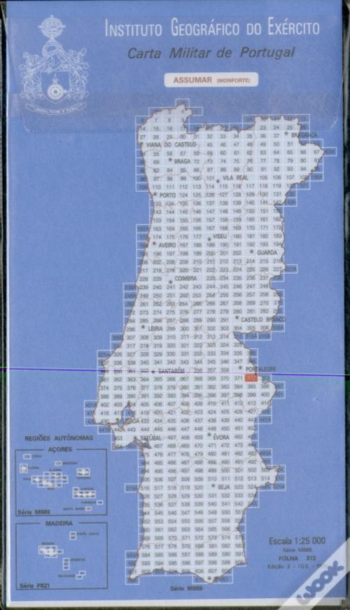 Carta Militar de Portugal (esc.1:25,000) nº 372 - ASSUMAR - Livro - WOOK