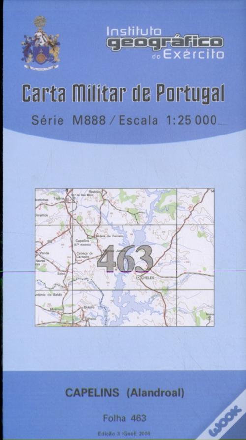 Carta Militar de Portugal (esc.1:25,000) nº 463 - CAPELINS - Livro - WOOK