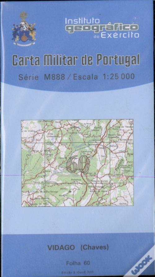 Carta Militar de Portugal (esc.1:25,000) nº 60 - VIDAGO - Livro - WOOK