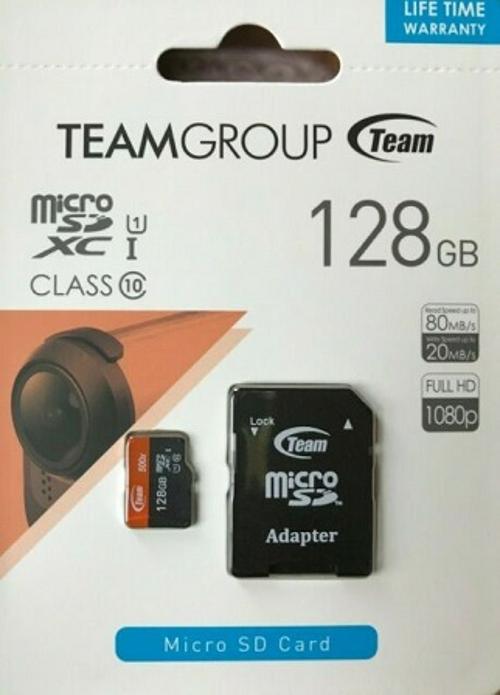 Cartão de Memória Team Group SDXC Micro SD 128GB Class 10 UHS-I ...