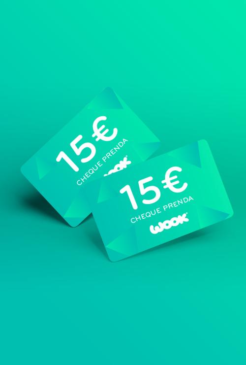 Cheque-prenda digital de 15 € - Voucher - WOOK