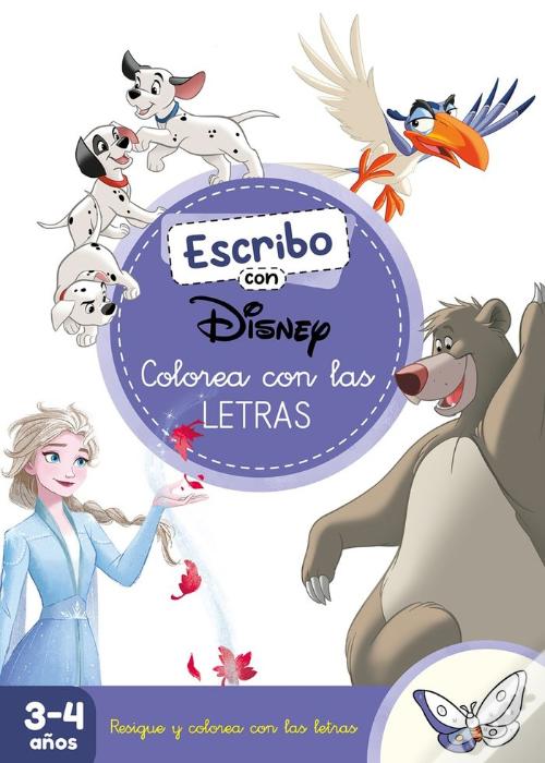Escribo Con Disney. Colorea Con Las Letras de Walt Disney - Livro - WOOK