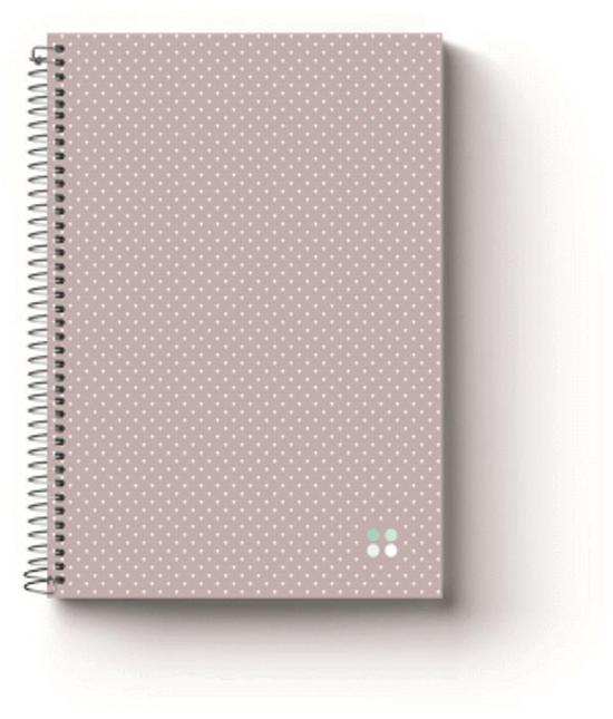 FIRMO - CAD. ESP. A4 SILKY P - 87842 - Papelaria - WOOK