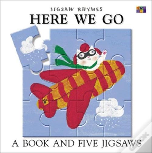 Here We Go A Book Amp Five Jigscb - Livro - WOOK