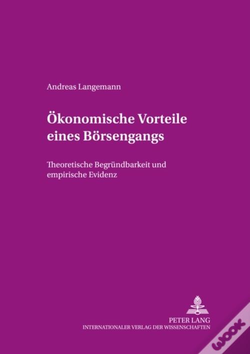 Oekonomische Vorteile Eines Boersengangs de Langemann Andreas Langemann ...
