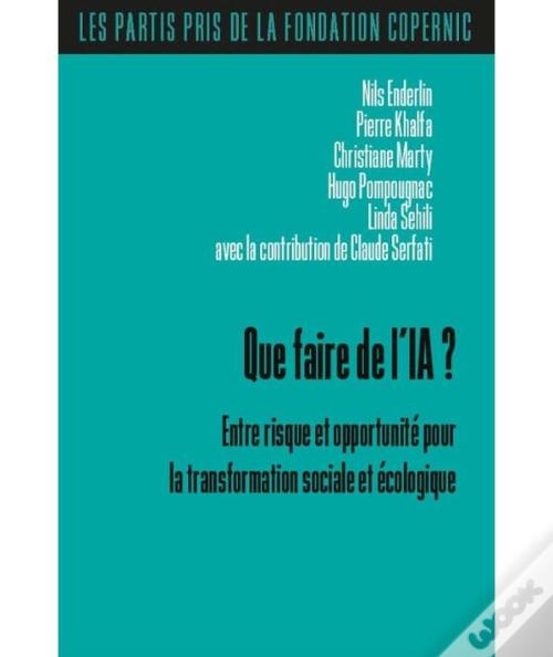Que Faire De L'Intelligence Artificielle de Christiane Marty, Hugo ...