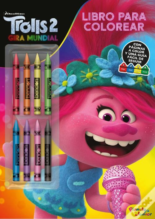 Trolls 2. Libro Para Colorear Con Ceras de Dreamworks Animation - Livro ...